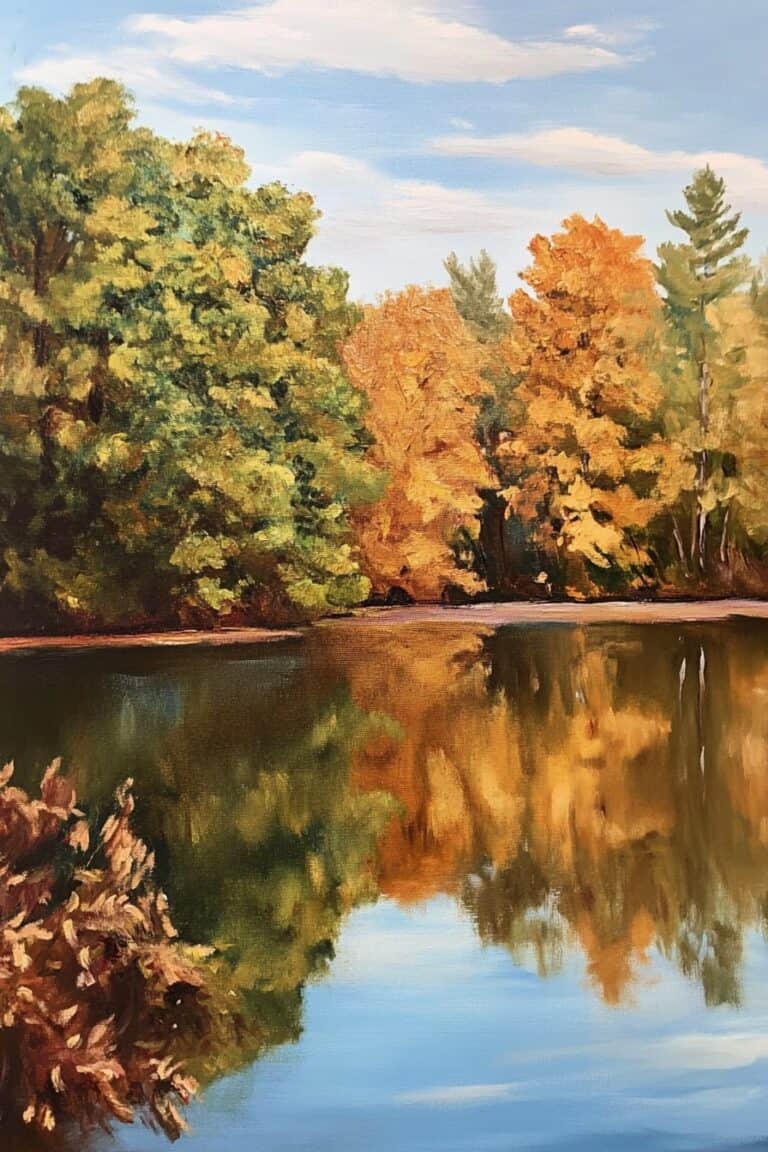 100 Enchanting Fall Paintings to Spark Creativity - The Sketch & Doodle ...