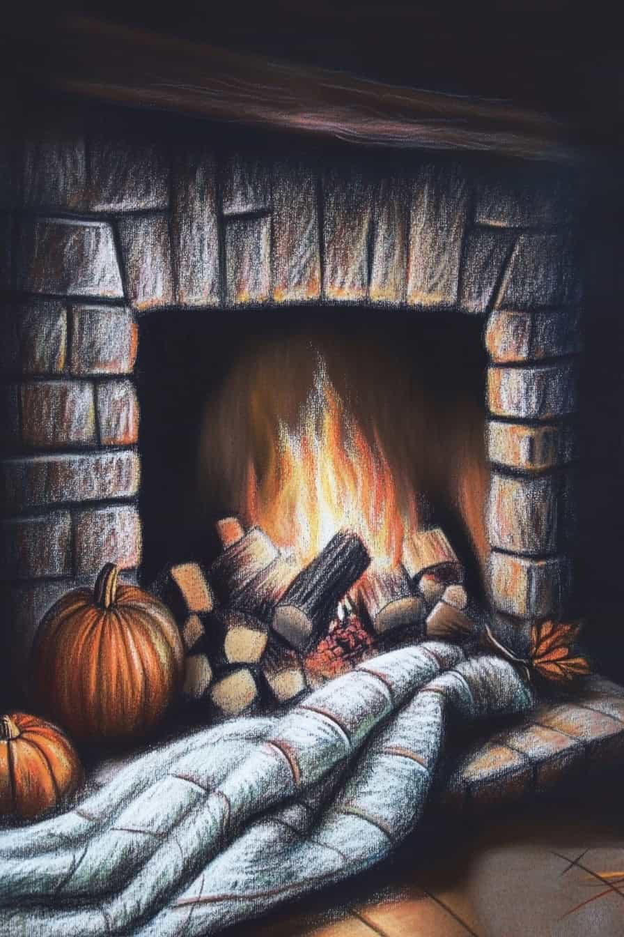 100 Enchanting Fall Paintings to Spark Creativity - The Sketch & Doodle ...