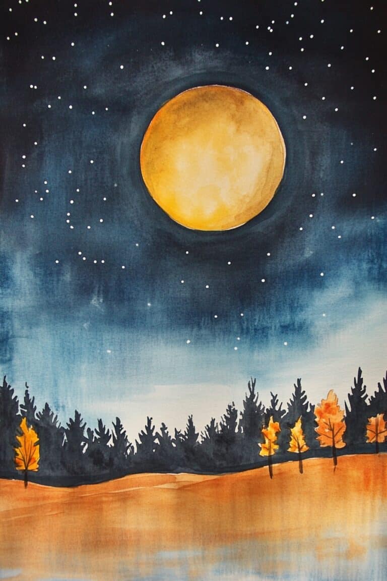 100 Enchanting Fall Paintings to Spark Creativity - The Sketch & Doodle ...