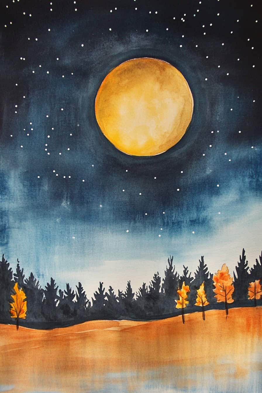 100 Enchanting Fall Paintings to Spark Creativity - The Sketch & Doodle ...