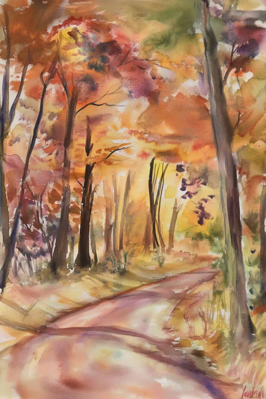 100 Enchanting Fall Paintings to Spark Creativity - The Sketch & Doodle ...