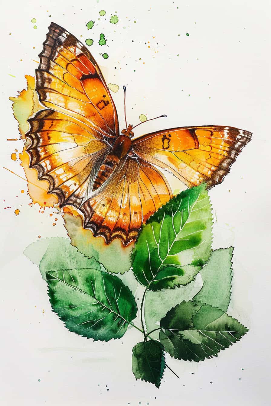 Wings of Whimsy: 55 Beautiful Butterfly Watercolor Paintings - The ...