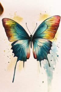 Wings of Whimsy: 55 Beautiful Butterfly Watercolor Paintings - The ...