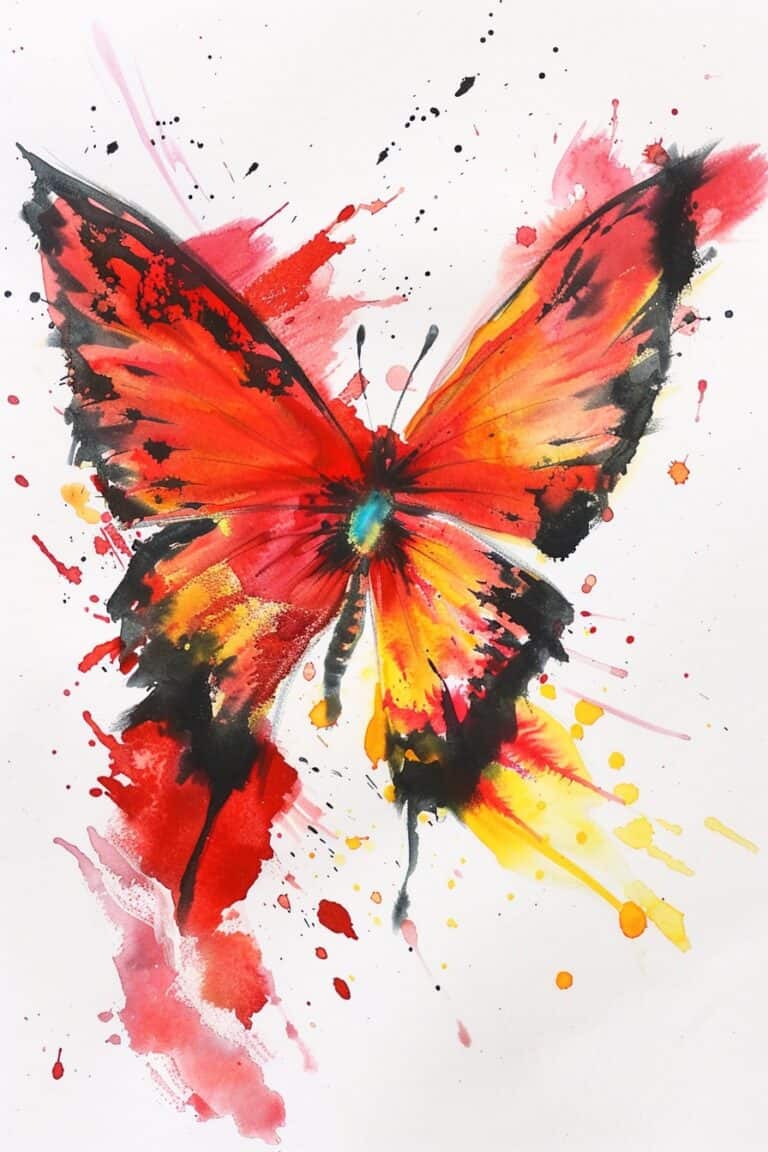 Wings of Whimsy: 55 Beautiful Butterfly Watercolor Paintings - The ...