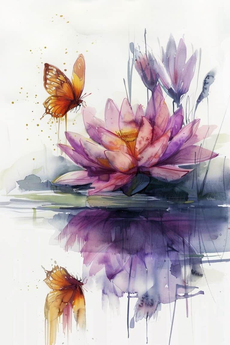 Wings of Whimsy: 55 Beautiful Butterfly Watercolor Paintings - The ...