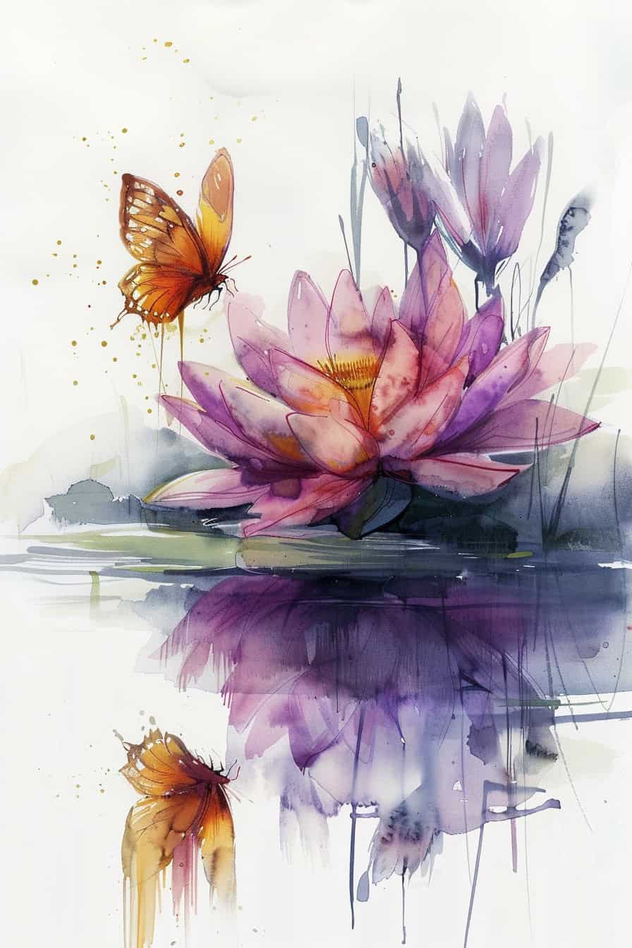 Wings of Whimsy: 55 Beautiful Butterfly Watercolor Paintings - The ...