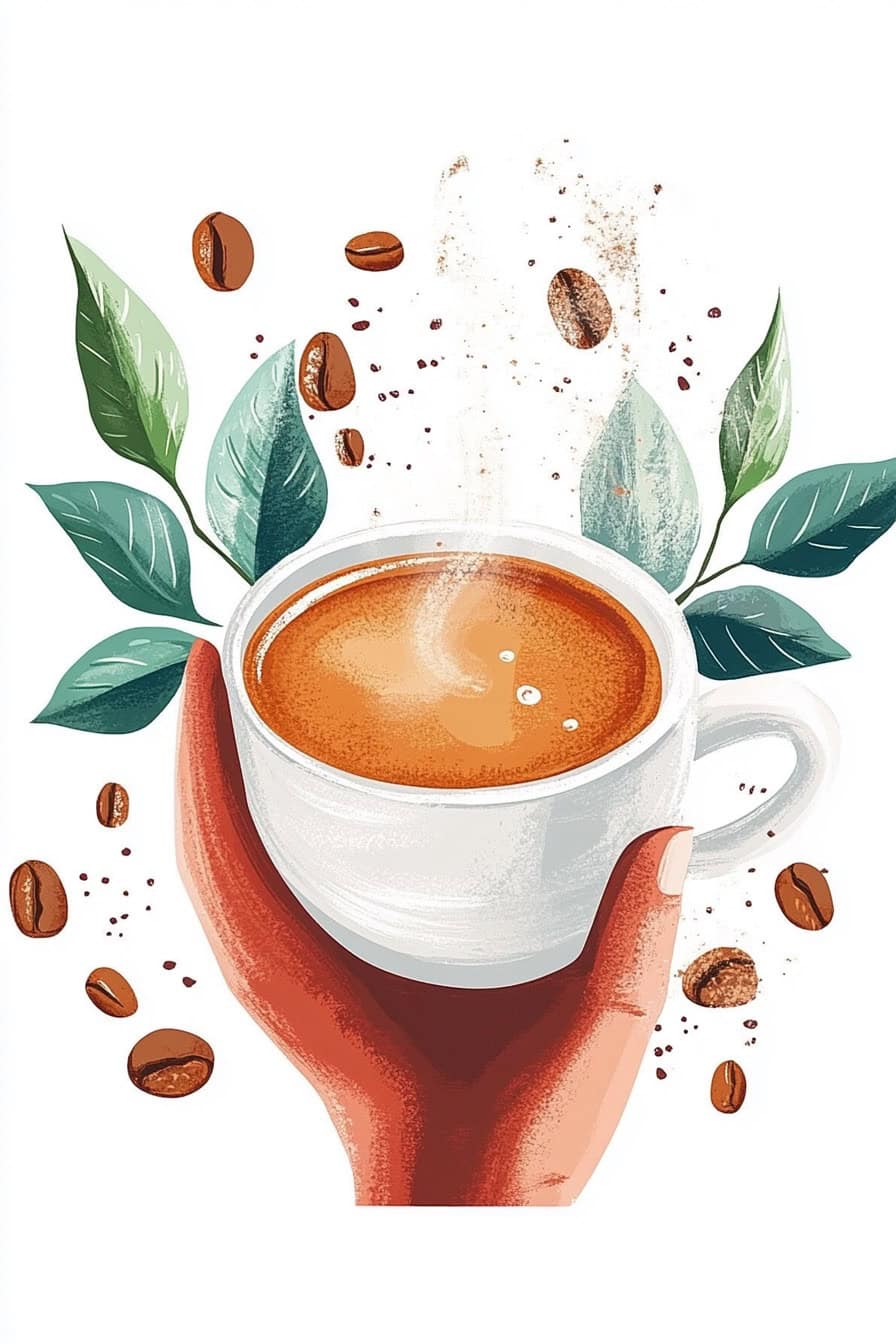 Brewing Up Creativity: 100 Coffee Illustrations - The Sketch & Doodle Club