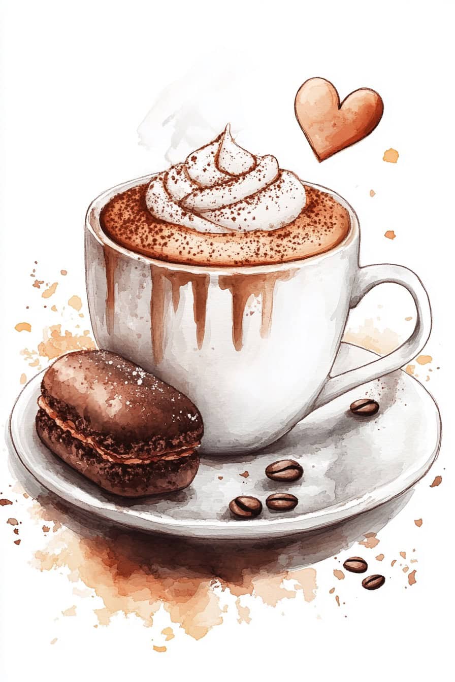 Brewing Up Creativity: 100 Coffee Illustrations - The Sketch & Doodle Club