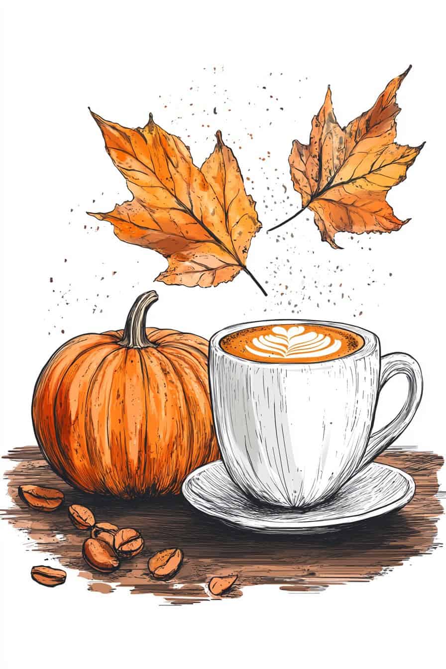 Brewing Up Creativity: 100 Coffee Illustrations - The Sketch & Doodle Club