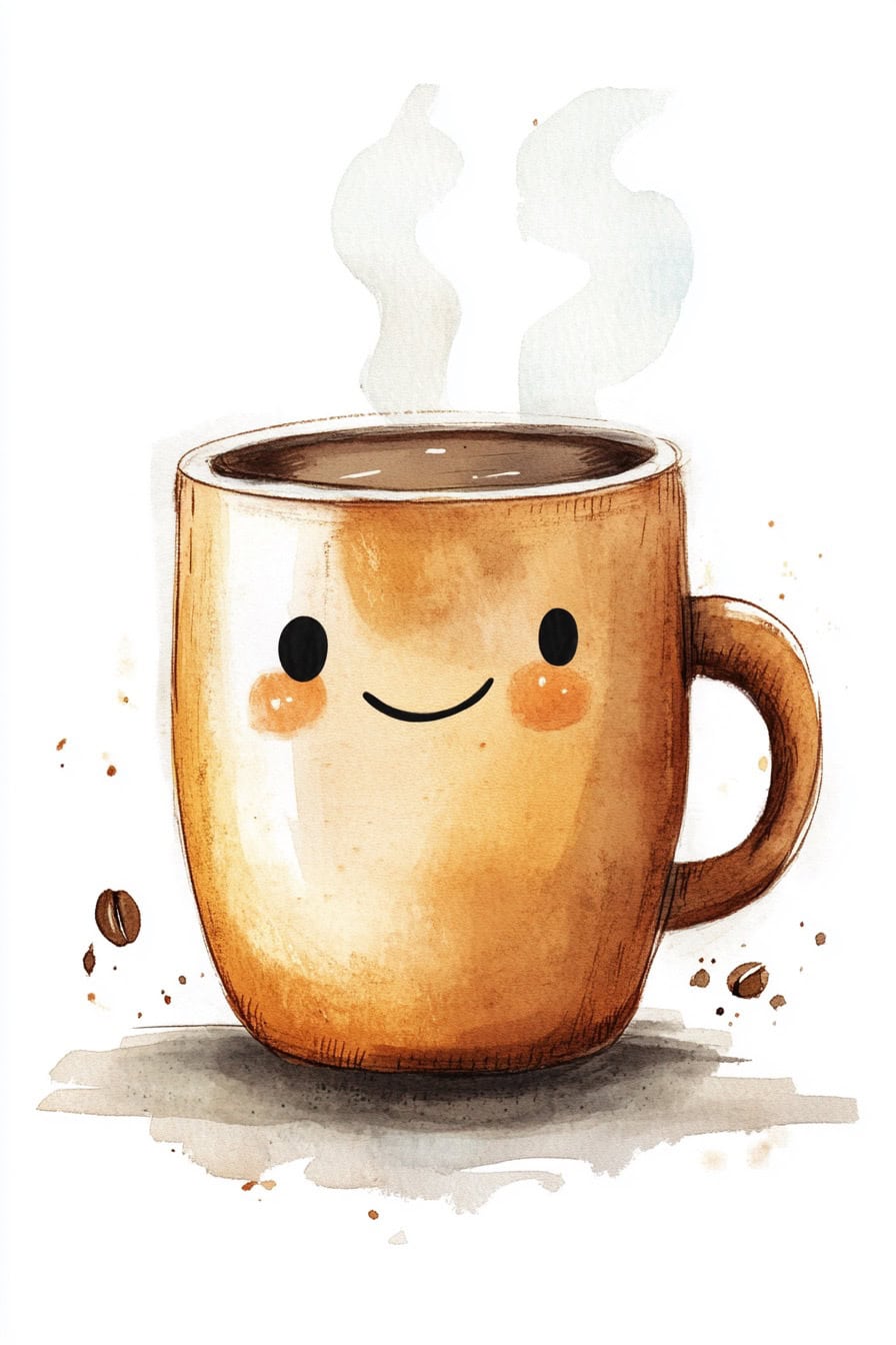 Brewing Up Creativity: 100 Coffee Illustrations - The Sketch & Doodle Club