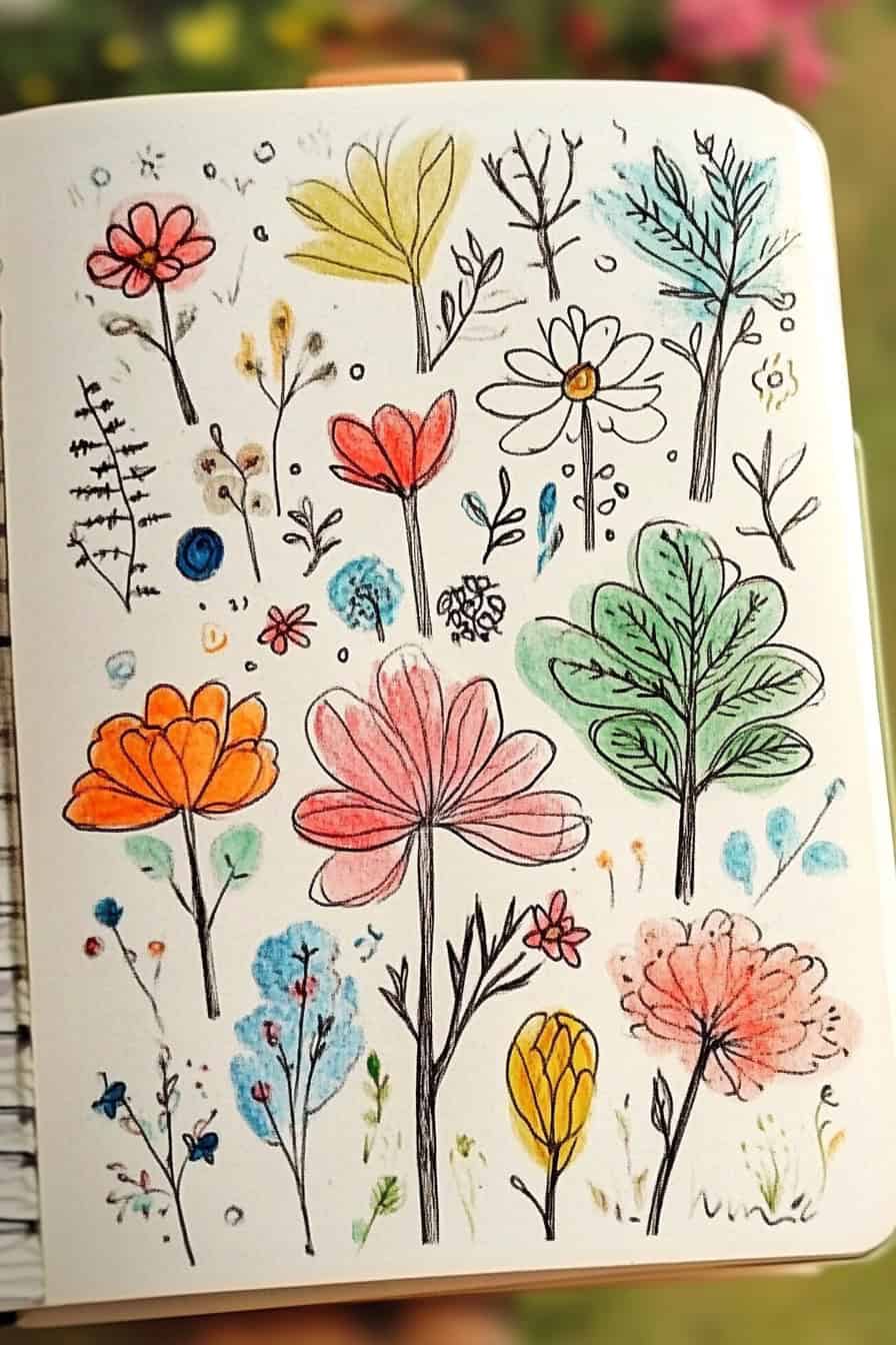 80 Colored Pencil Doodles: A Journey in Color - The Sketch & Doodle Club