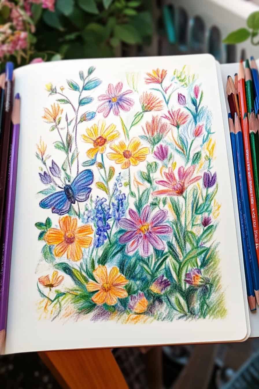 80 Colored Pencil Doodles: A Journey in Color - The Sketch & Doodle Club