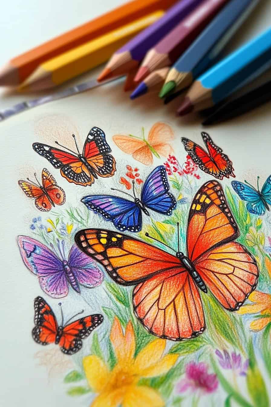 80 Colored Pencil Doodles: A Journey in Color - The Sketch & Doodle Club
