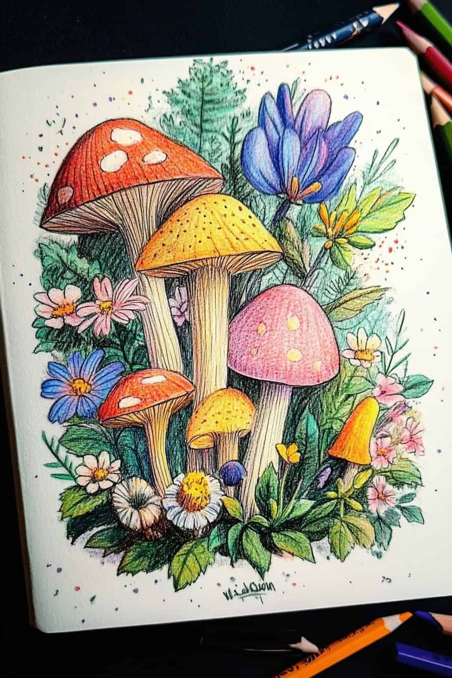 80 Colored Pencil Doodles: A Journey in Color - The Sketch & Doodle Club