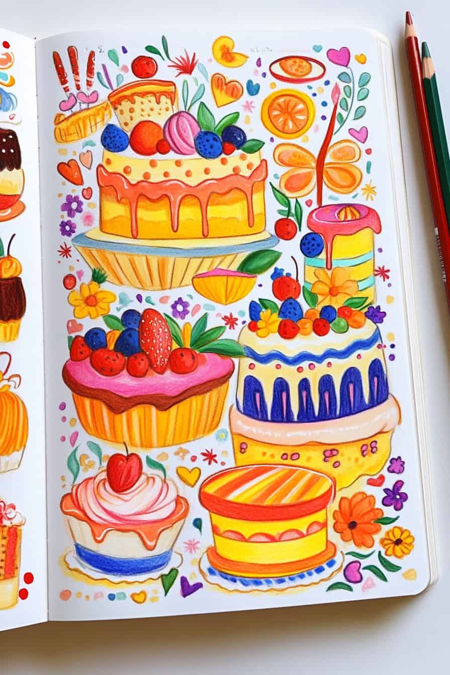 80 Colored Pencil Doodles: A Journey in Color - The Sketch & Doodle Club