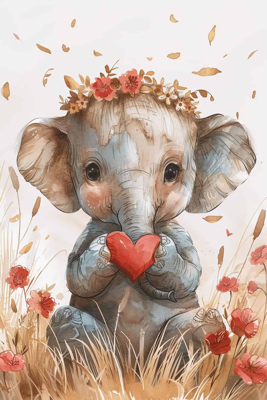 Gentle Giants: 35 Awe-Inspiring Elephant Paintings - The Sketch ...