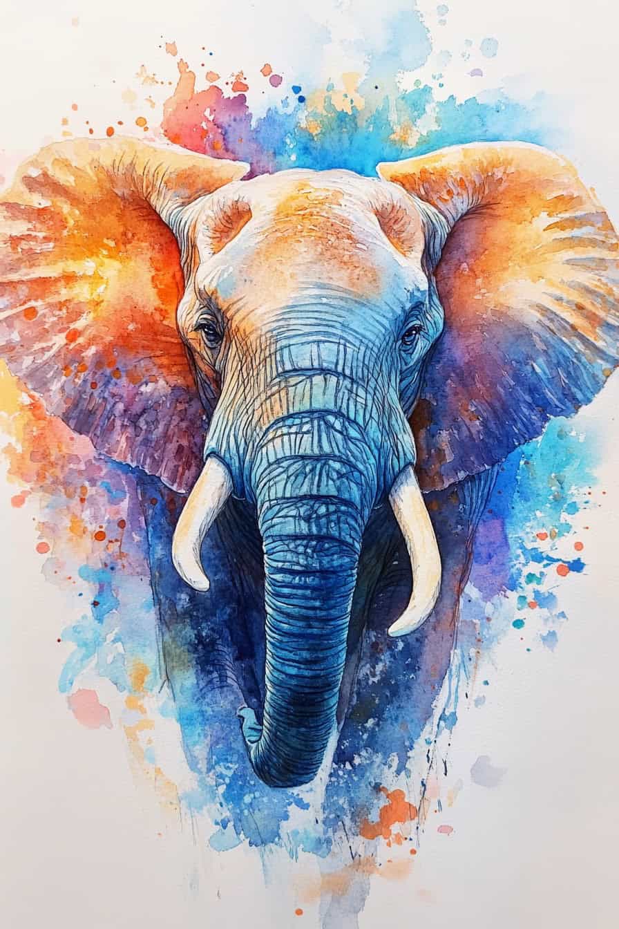 Gentle Giants: 35 Awe-Inspiring Elephant Paintings - The Sketch ...