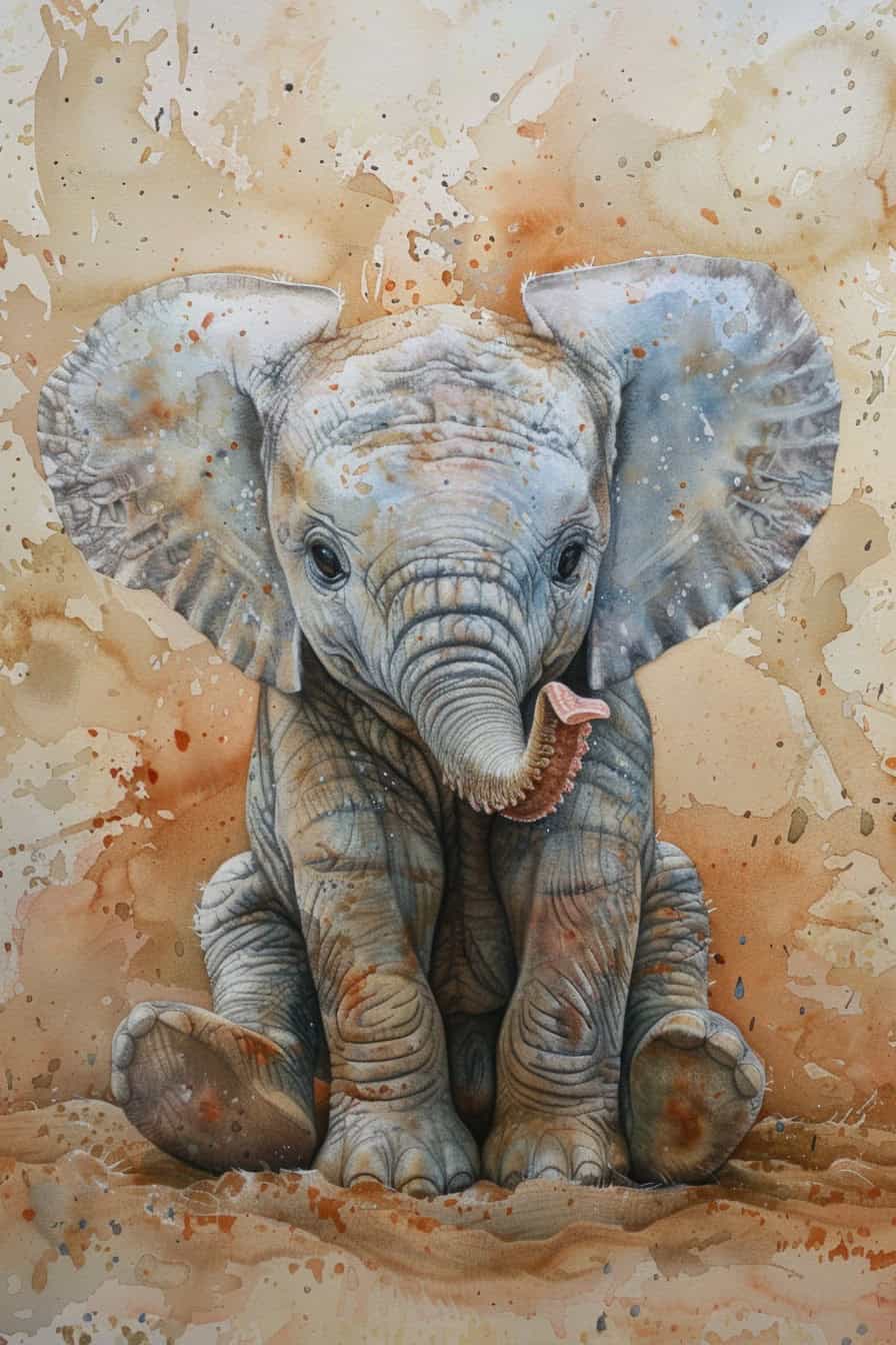 Gentle Giants: 35 Awe-Inspiring Elephant Paintings - The Sketch ...