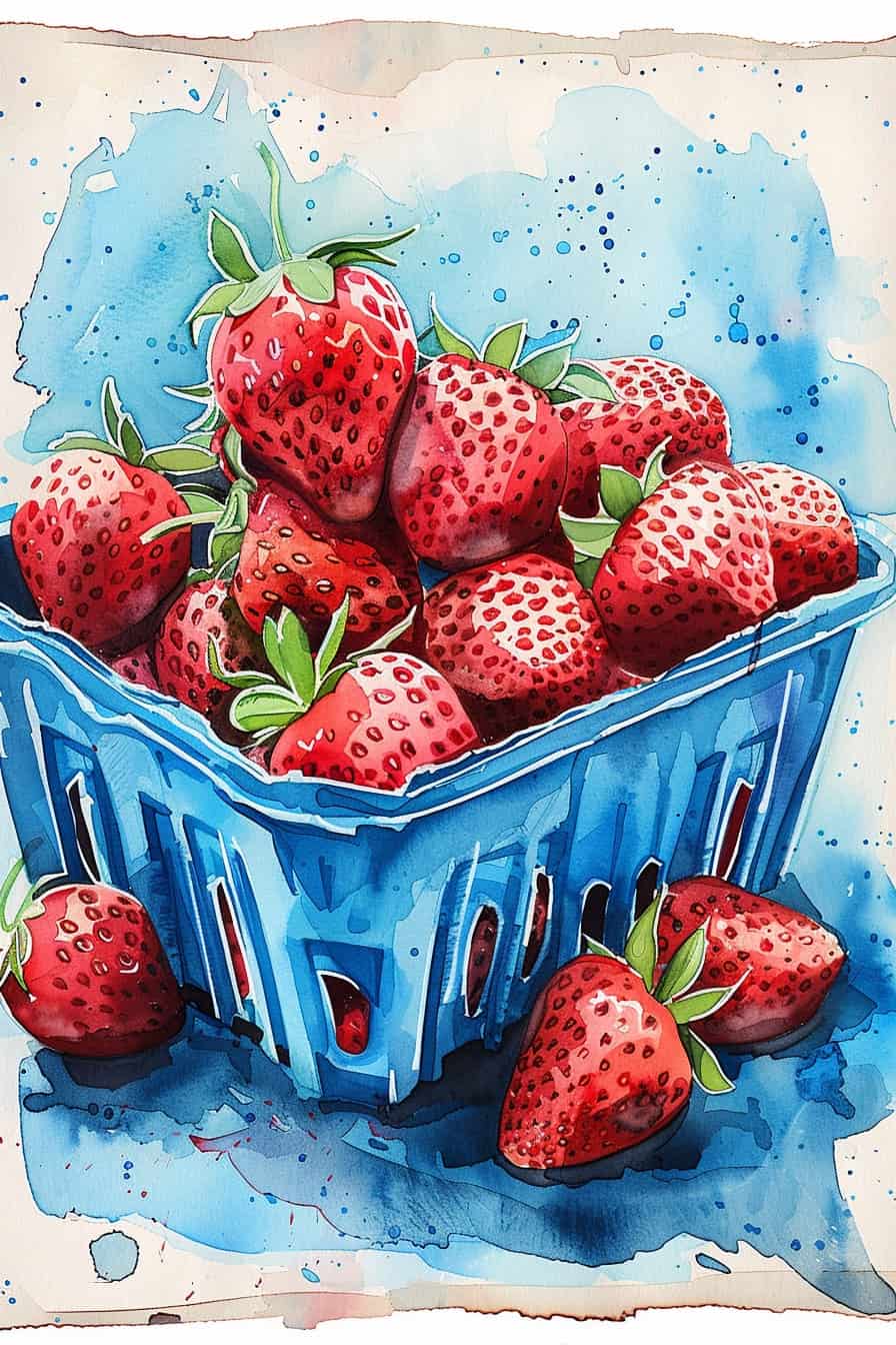 70 Watercolor Fruit Masterpieces: A Feast for the Eyes - The Sketch ...