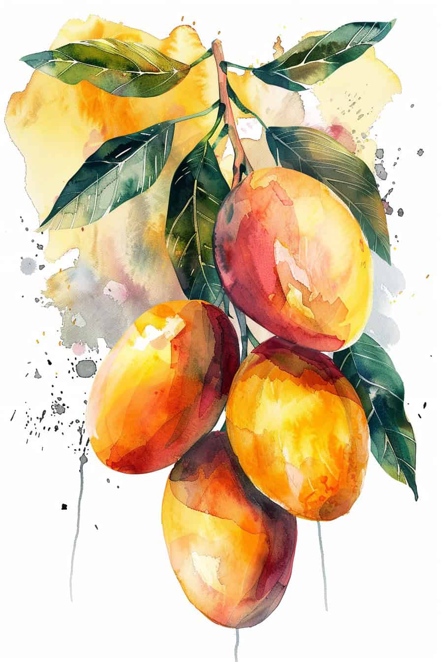 70 Watercolor Fruit Masterpieces: A Feast for the Eyes - The Sketch ...