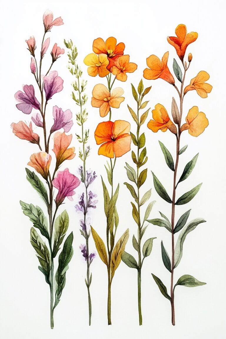 Nature's Palette: 75 Exquisite Watercolor Botanical Paintings - The ...