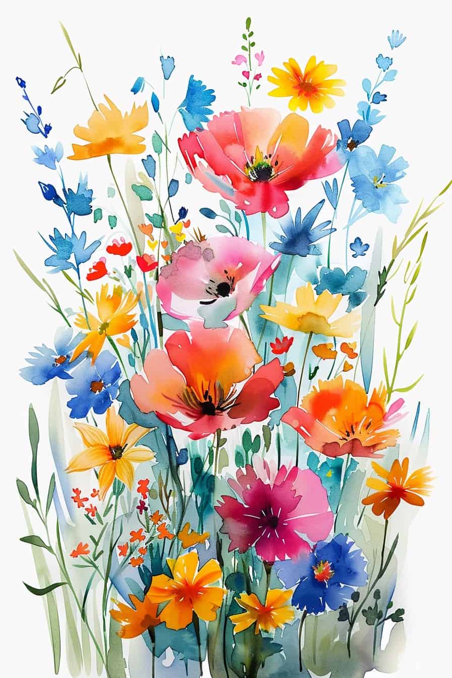 Nature's Palette: 75 Exquisite Watercolor Botanical Paintings - The ...