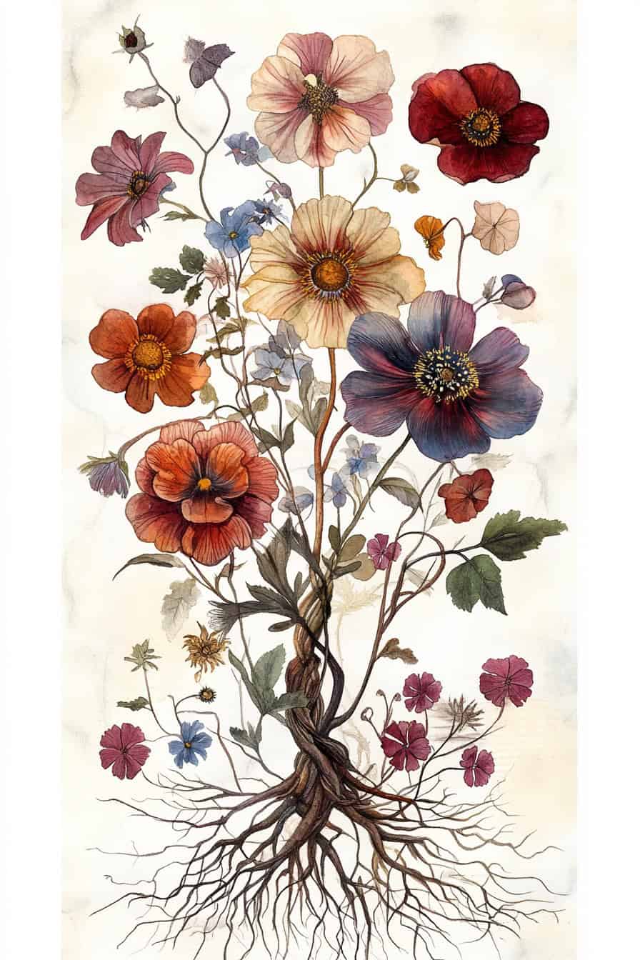 Nature's Palette: 75 Exquisite Watercolor Botanical Paintings - The ...
