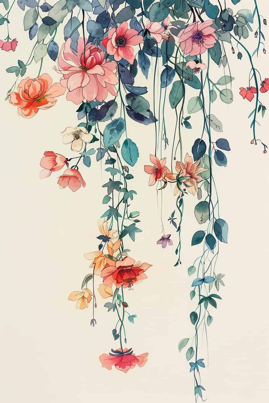 Nature's Palette: 75 Exquisite Watercolor Botanical Paintings - The ...