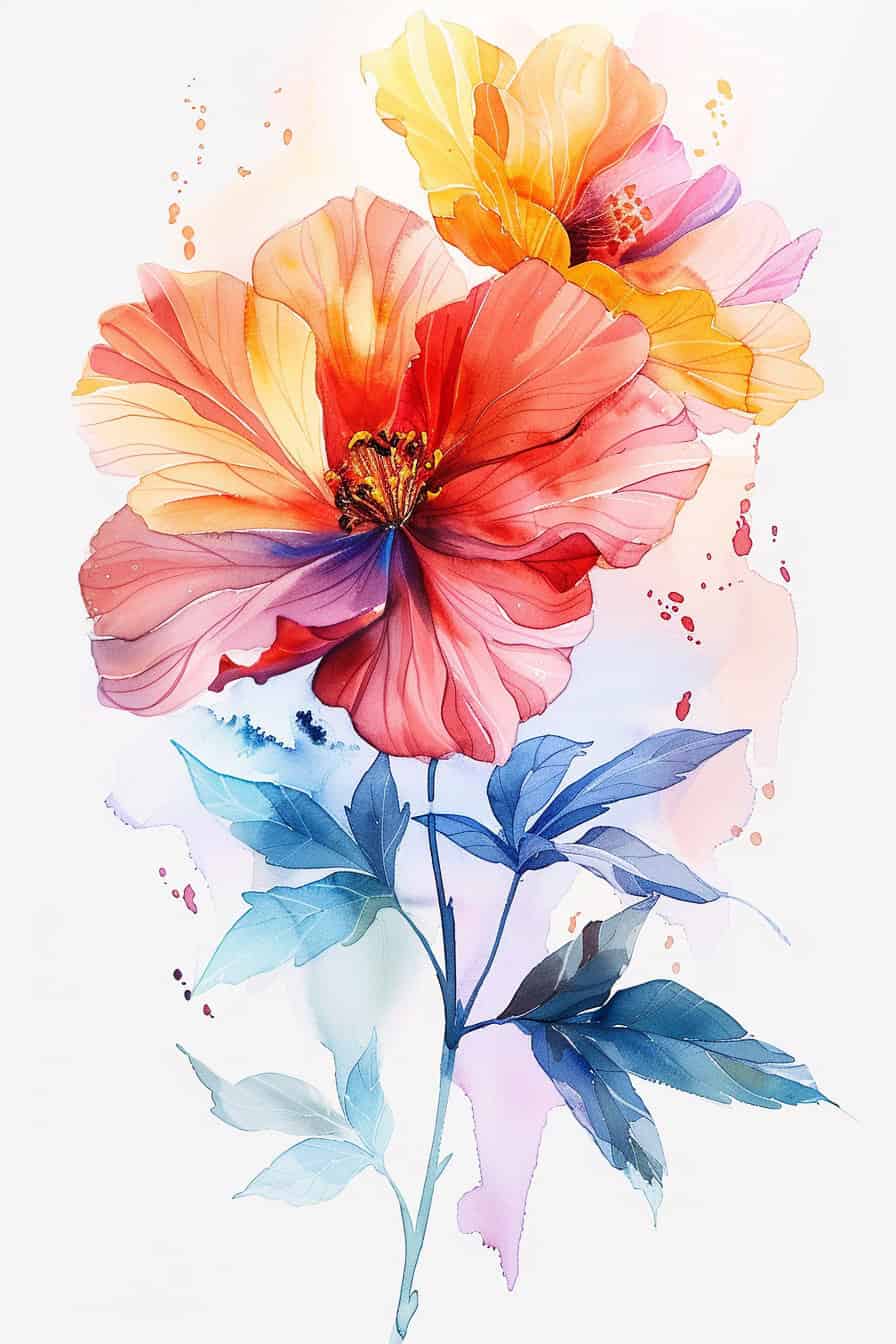 Nature's Palette: 75 Exquisite Watercolor Botanical Paintings - The ...