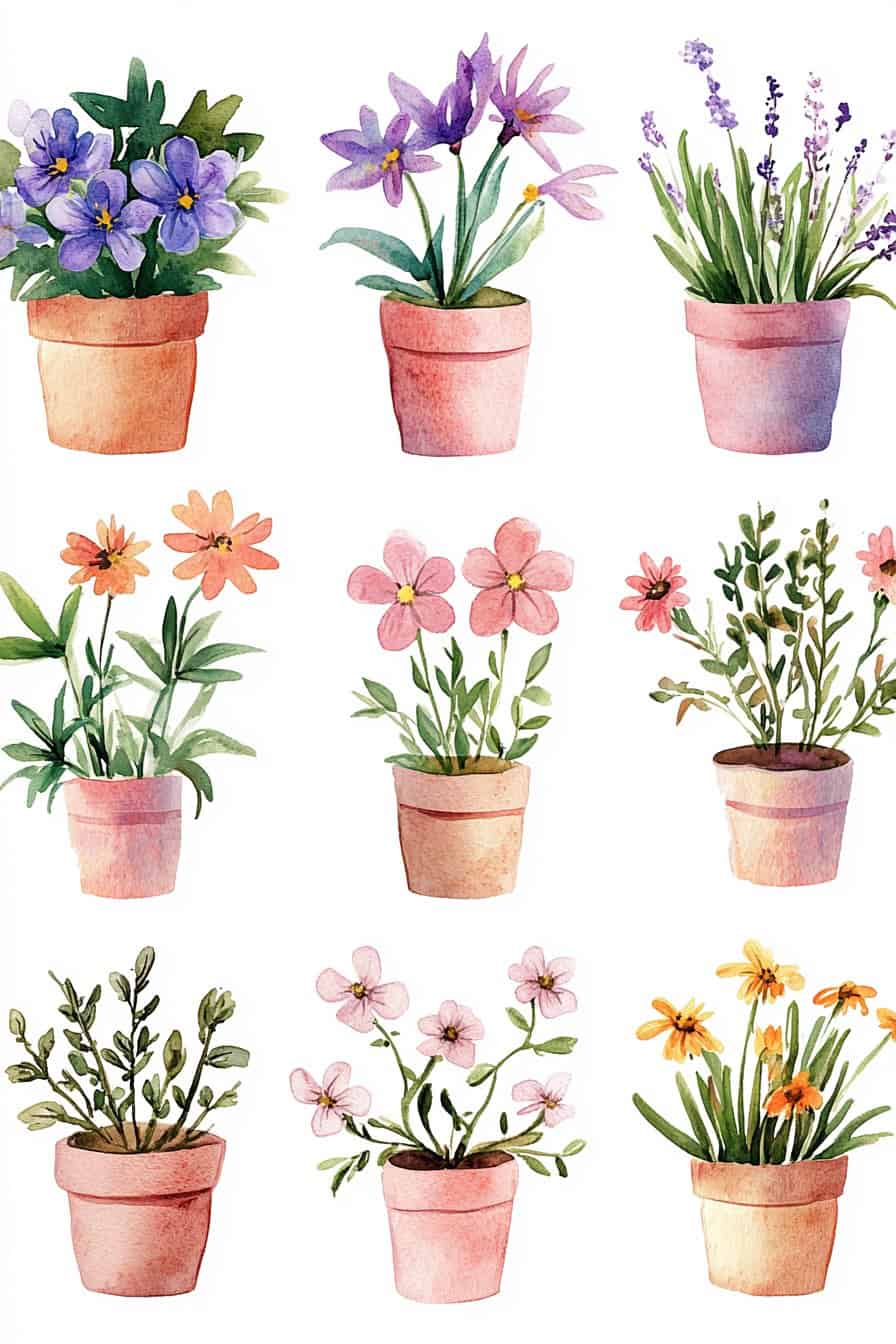 Nature's Palette: 75 Exquisite Watercolor Botanical Paintings - The ...