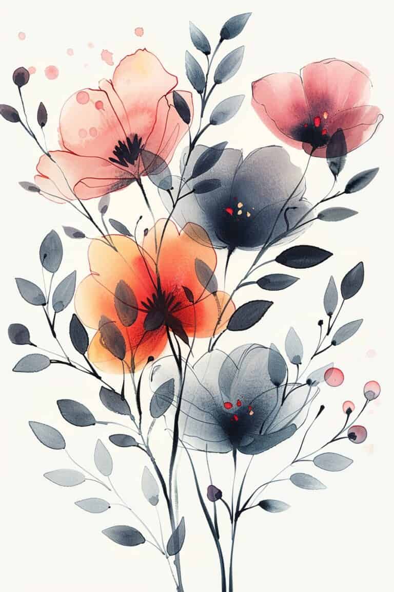 Nature's Palette: 75 Exquisite Watercolor Botanical Paintings - The ...