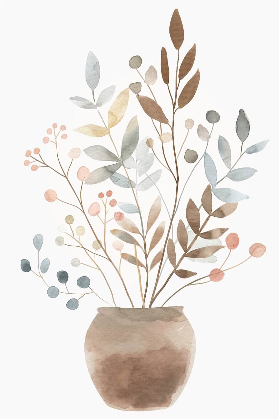Nature's Palette: 75 Exquisite Watercolor Botanical Paintings - The ...