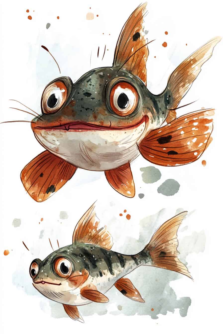 Swimming in Color: 50 Captivating Watercolor Fish Paintings - The ...