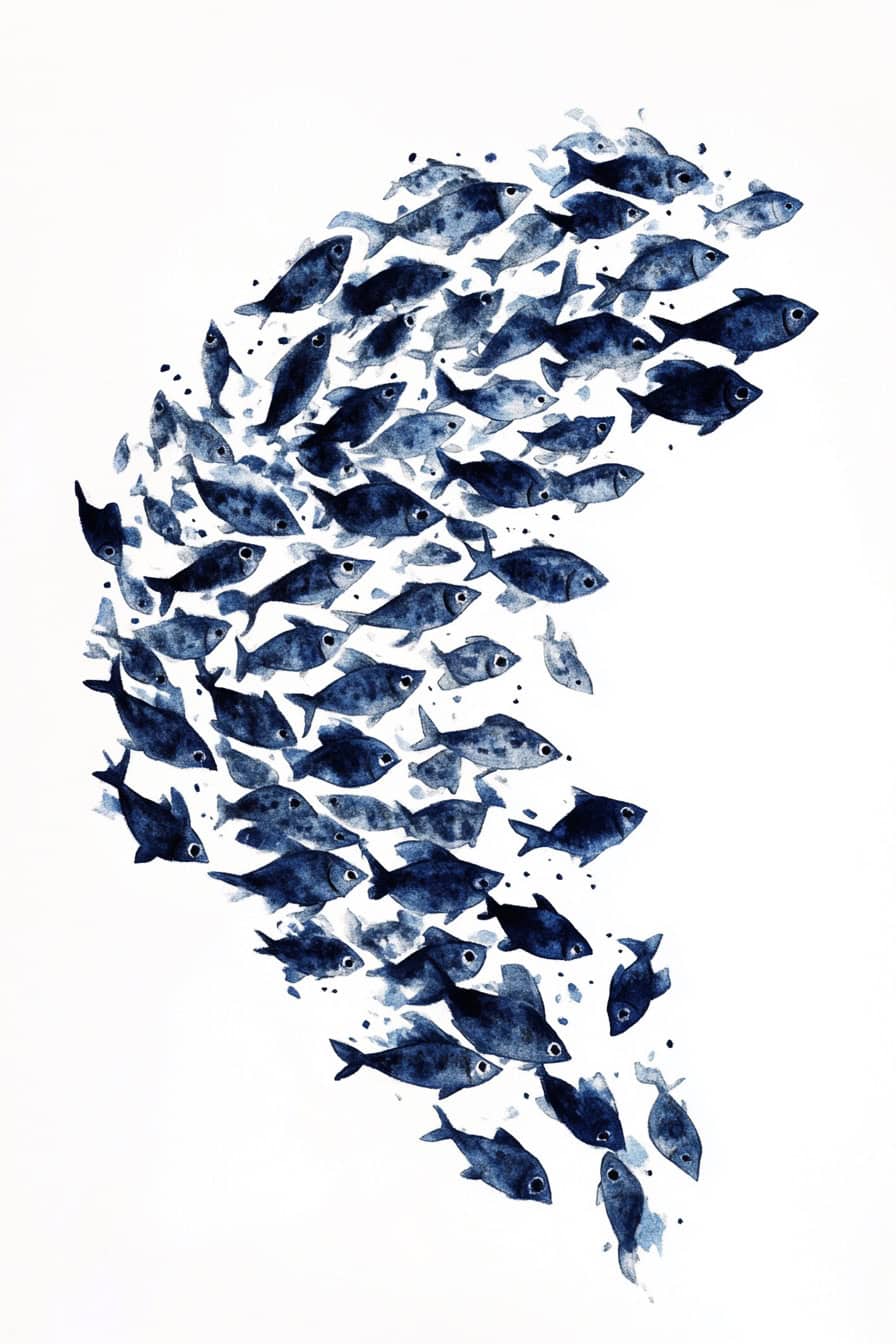 Swimming in Color: 50 Captivating Watercolor Fish Paintings - The ...