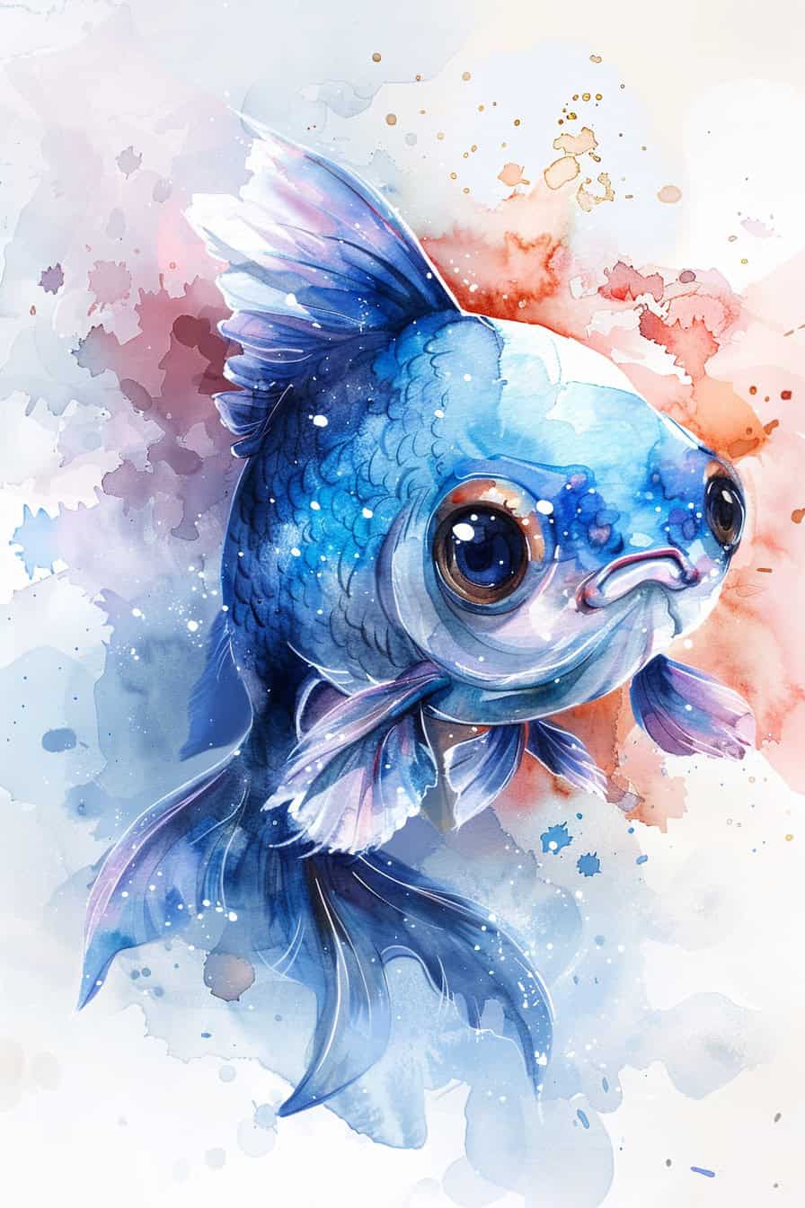Swimming in Color: 50 Captivating Watercolor Fish Paintings - The ...