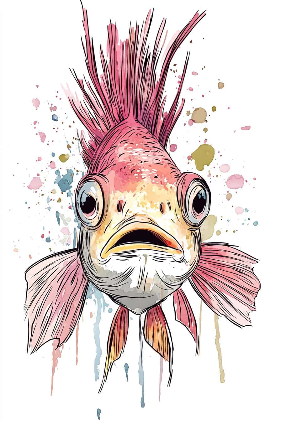 Swimming in Color: 50 Captivating Watercolor Fish Paintings - The ...