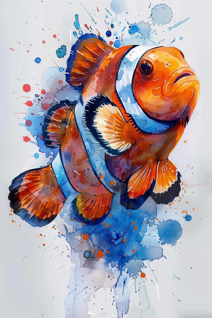 Swimming in Color: 50 Captivating Watercolor Fish Paintings - The ...