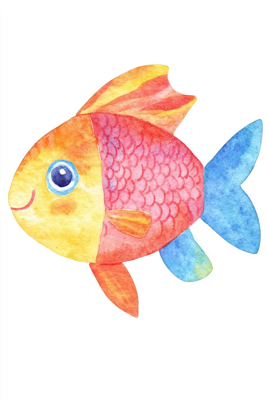 Swimming in Color: 50 Captivating Watercolor Fish Paintings - The ...