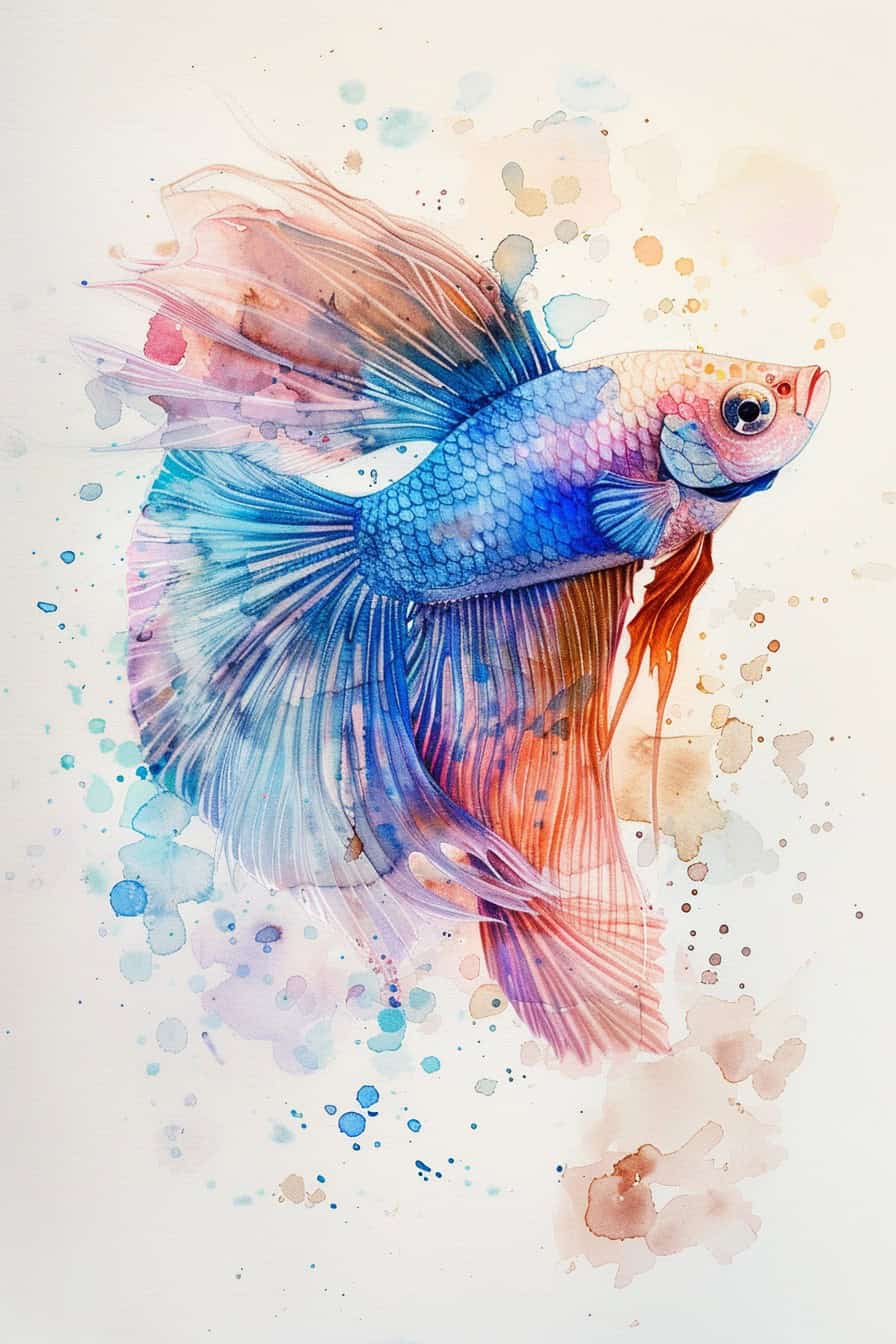 Swimming in Color: 50 Captivating Watercolor Fish Paintings - The ...