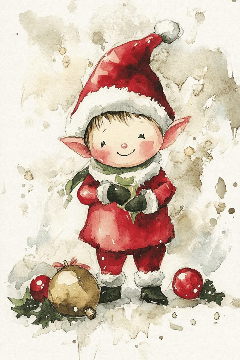 100 Festive Christmas Watercolor Ideas For Cards and More - The Sketch ...