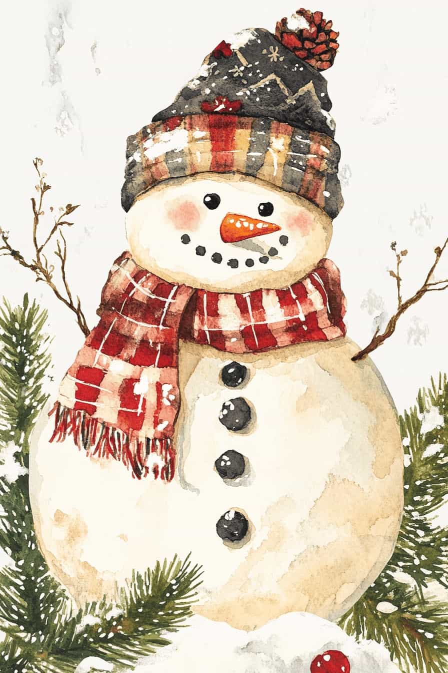 100 Festive Christmas Watercolor Ideas For Cards and More - The Sketch ...