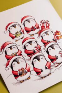 40 Cute Christmas Doodle Ideas You Will Adore - The Sketch & Doodle Club