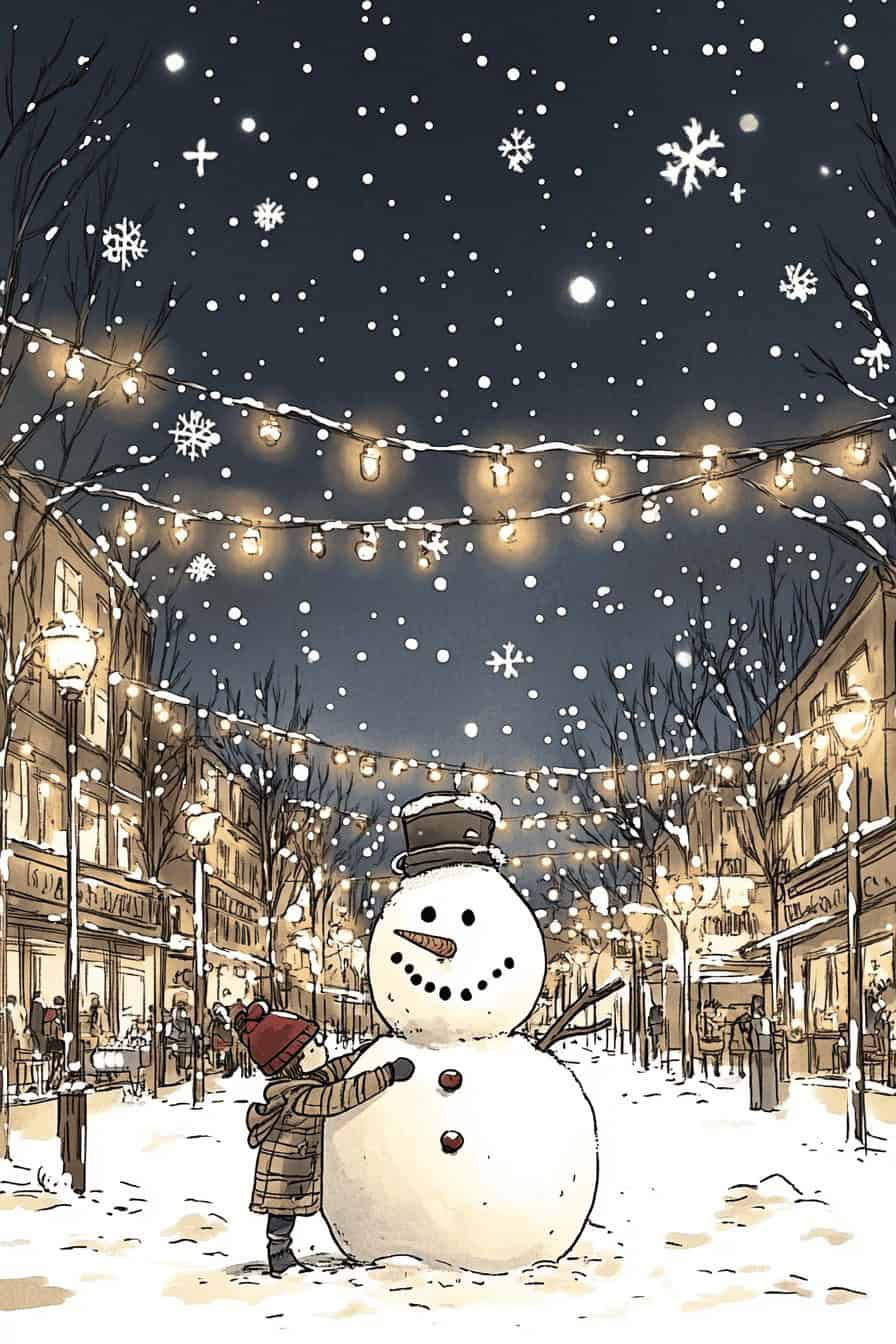 50 Cozy Christmas Winter Scenes That Will Warm Your Heart - The Sketch ...