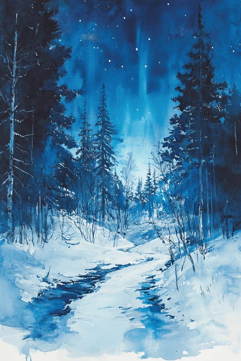 37 Winter Watercolor Images To Inspire You - The Sketch & Doodle Club