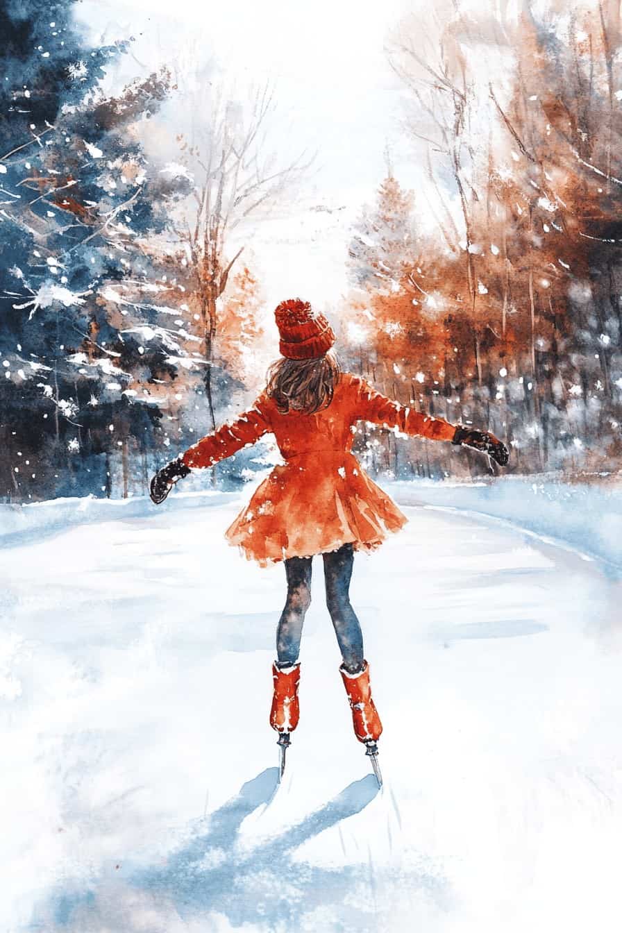 37 Winter Watercolor Images To Inspire You - The Sketch & Doodle Club