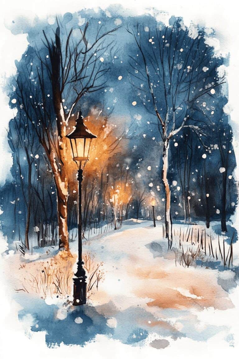 37 Winter Watercolor Images To Inspire You - The Sketch & Doodle Club