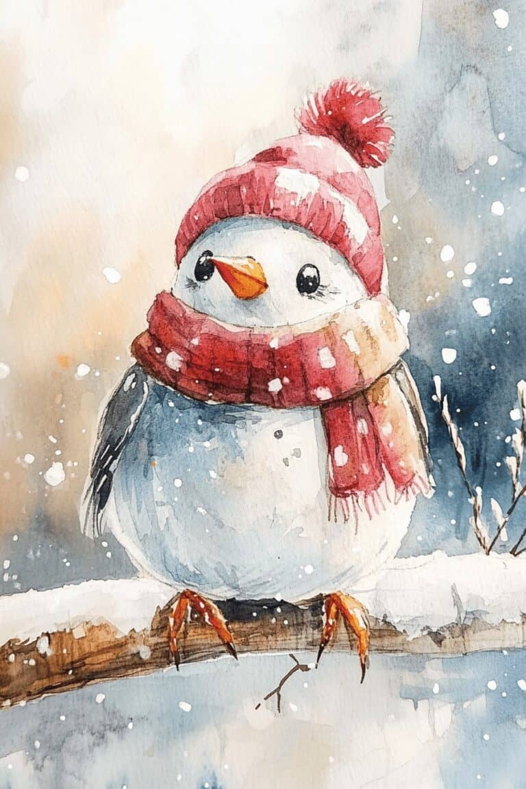 37 Winter Watercolor Images To Inspire You - The Sketch & Doodle Club