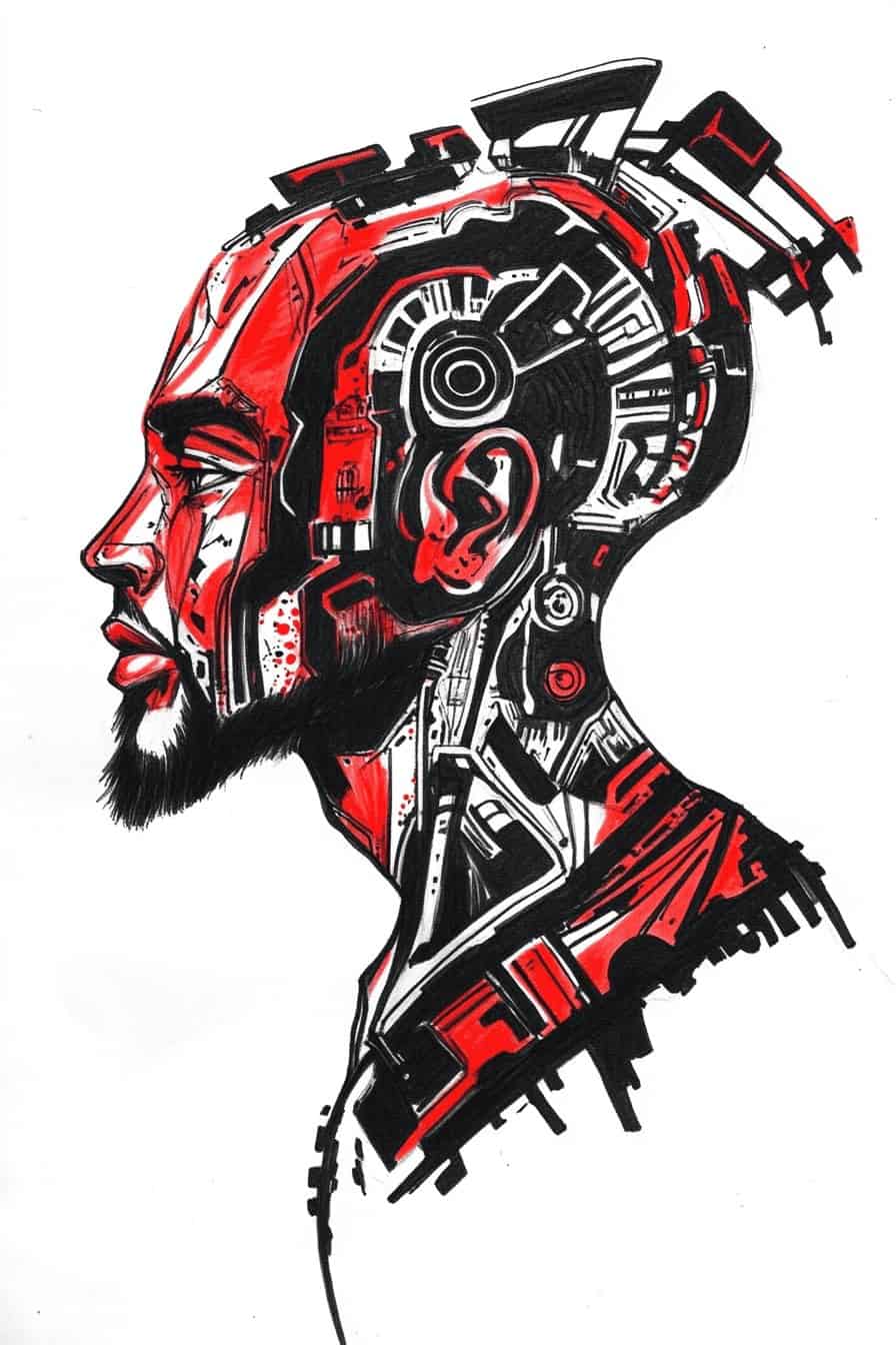 100+ Epic Cyborg Art That Will Blow Your Mind - The Sketch & Doodle Club