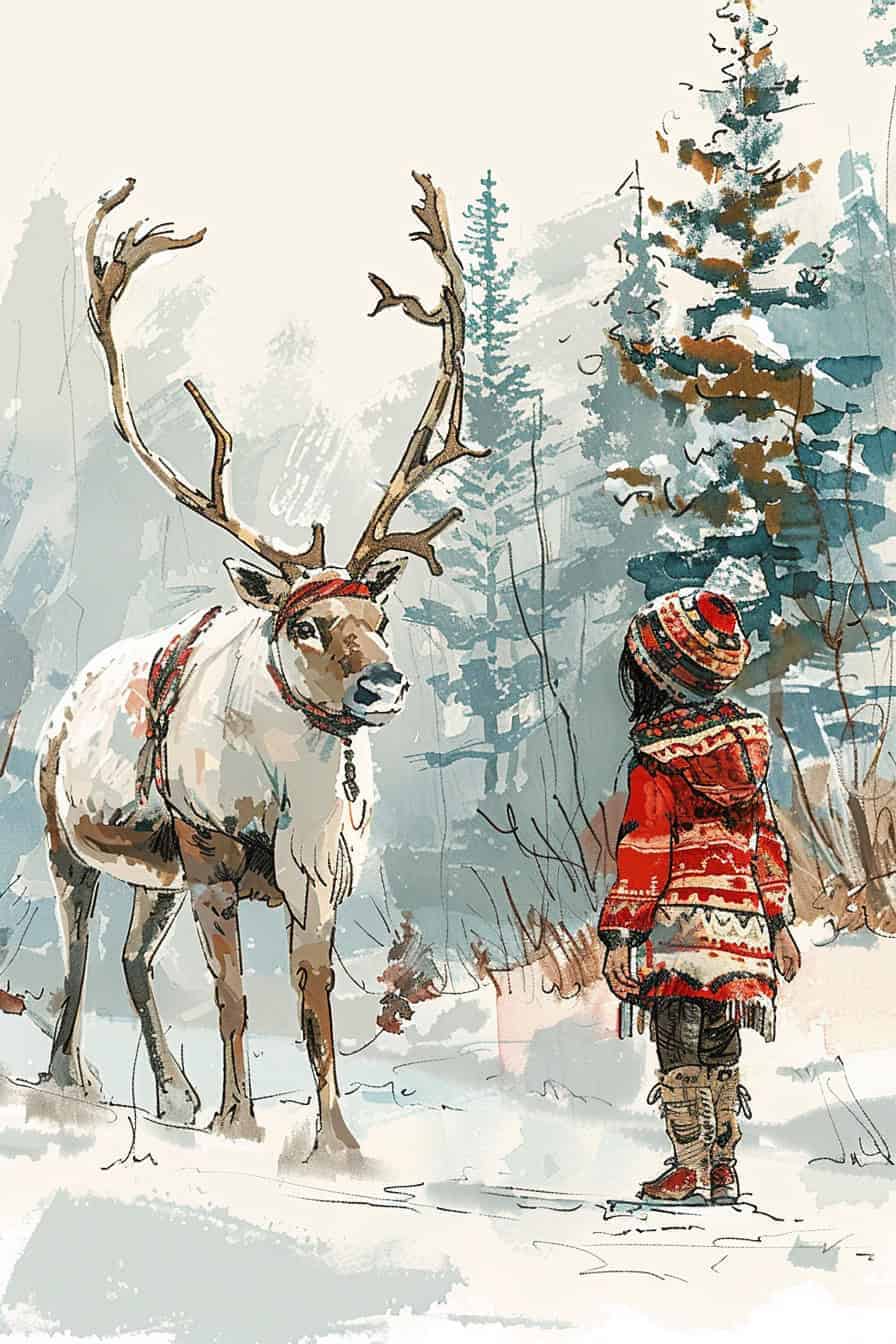 87 Creative Deer Illustrations For Artists - The Sketch & Doodle Club