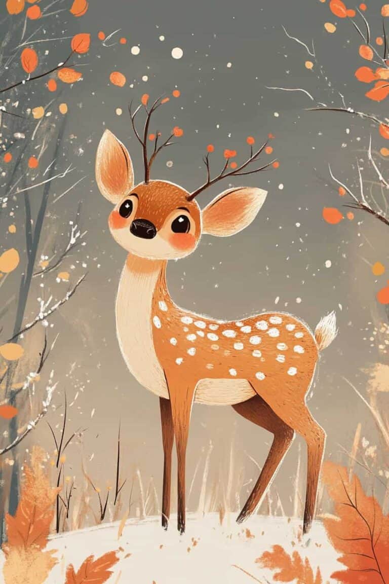 87 Creative Deer Illustrations For Artists - The Sketch & Doodle Club